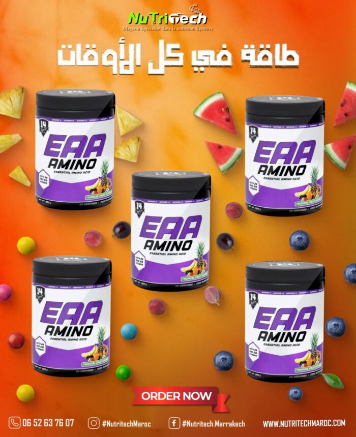 Superior 14 - EAA Amino Essentiel Powder 300g - Nutritechmaroc.com موقع المكملات الغذائية رقم 1 ...