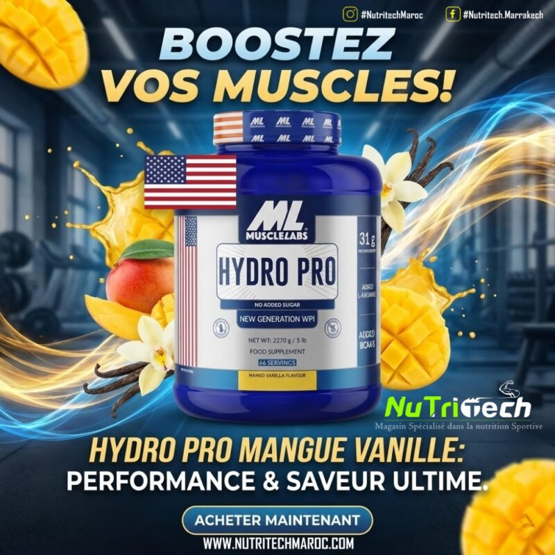Hydro Pro 2.27kg - USA MuscleLabs Whey Protein Isolate + hydrolyzed ...